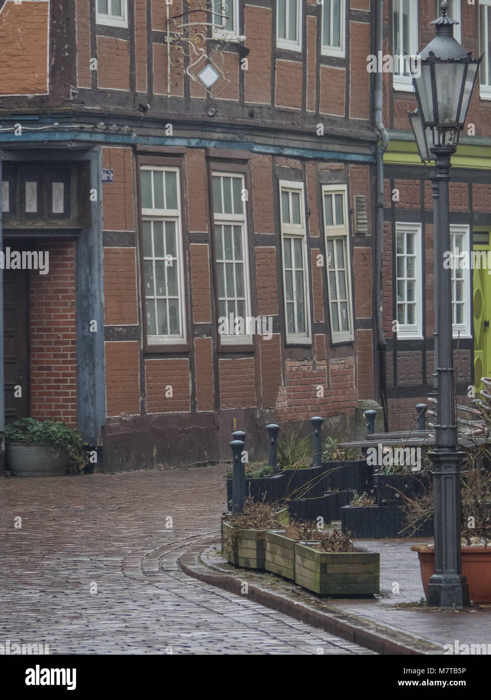 the small City of Stade in Germany Stock Photo - Alamy