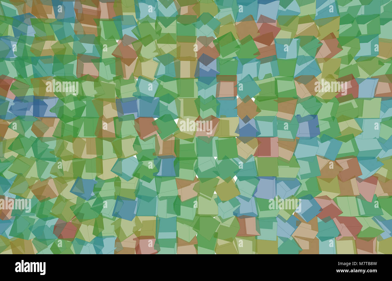 Colored square or rectangle 3D pattern for design wallpaper, texture or ...