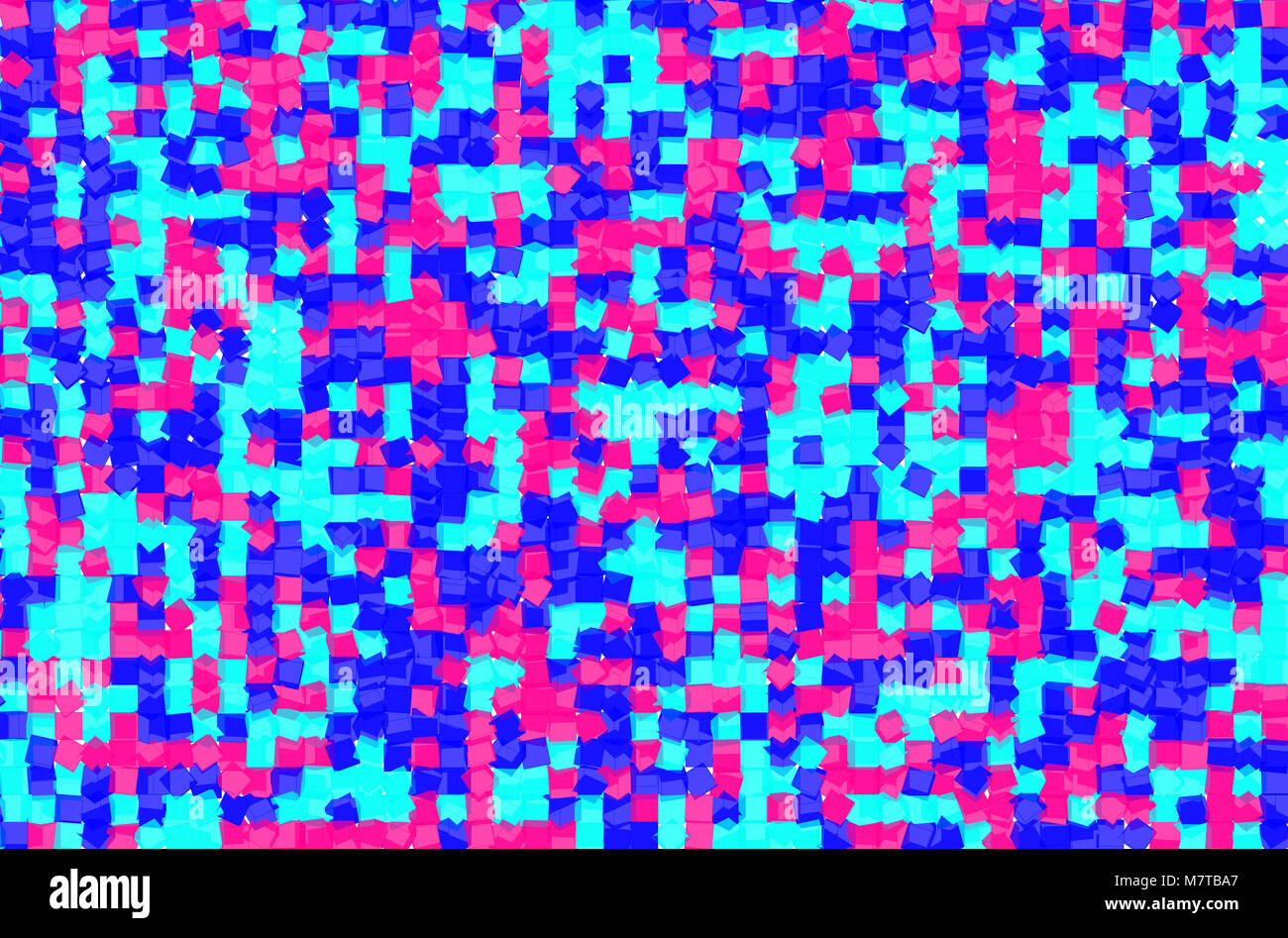 Colored square or rectangle 3D pattern for design wallpaper, texture or ...