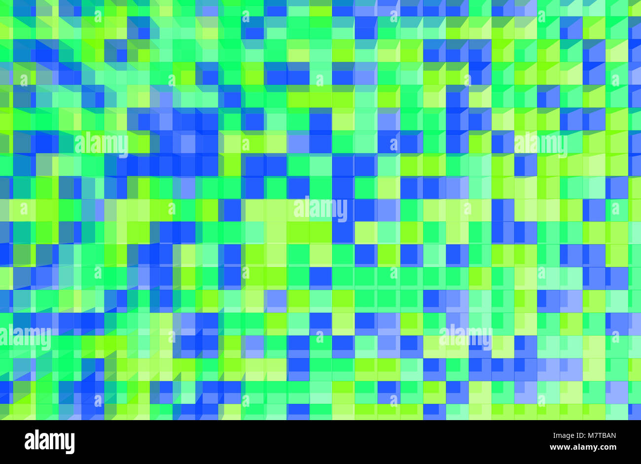 Colored square or rectangle 3D pattern for design wallpaper, texture or ...