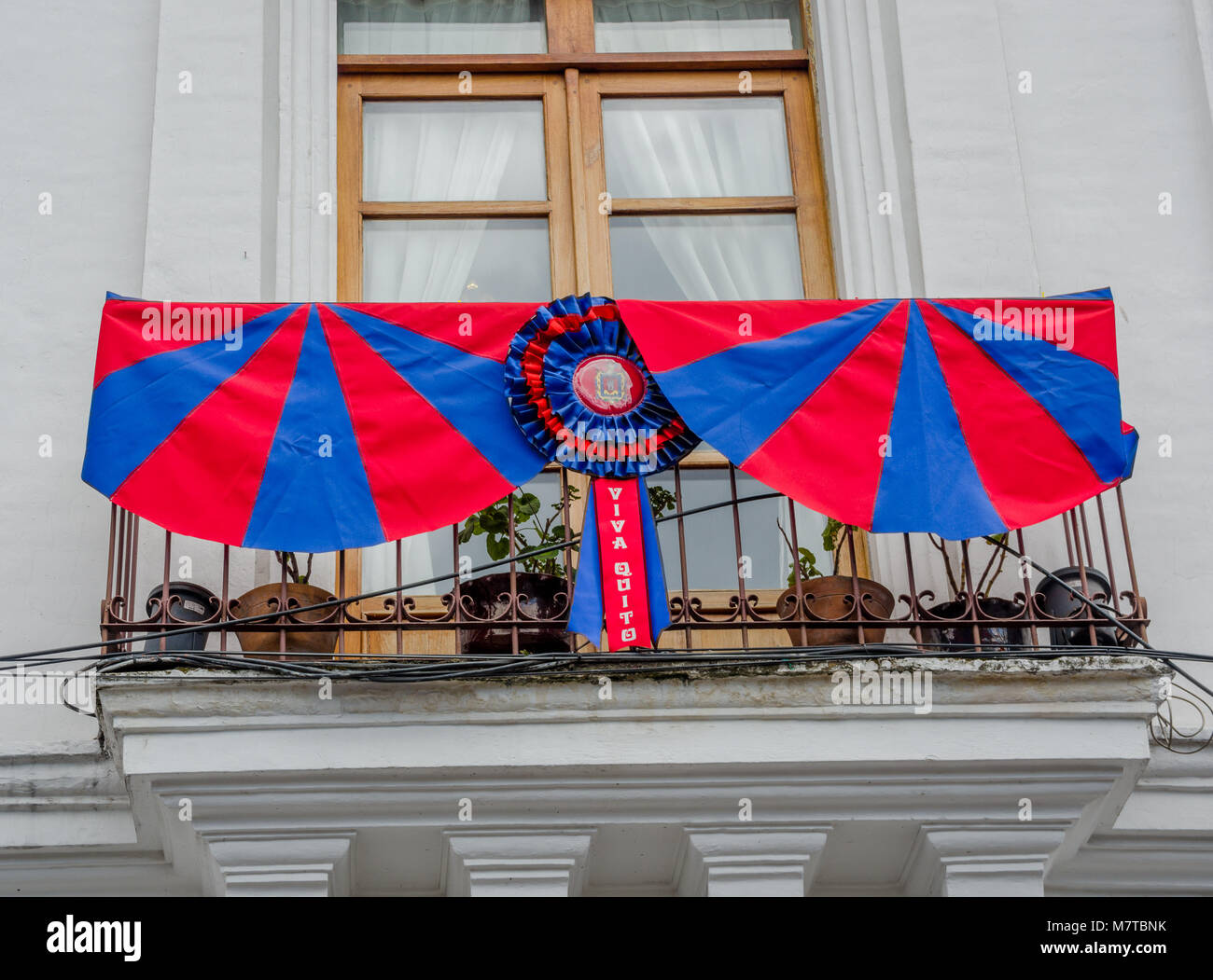 QUITO, ECUADOR - SEPTEMBER 10, 2017: Beautiful view of colonial ...