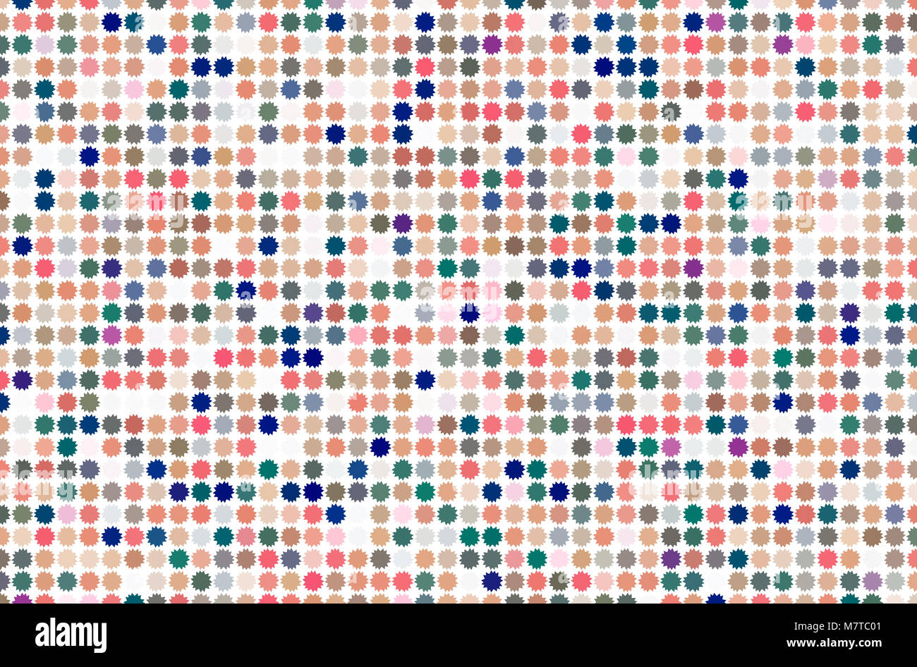 Colored star shape pattern for design wallpaper, texture or background ...