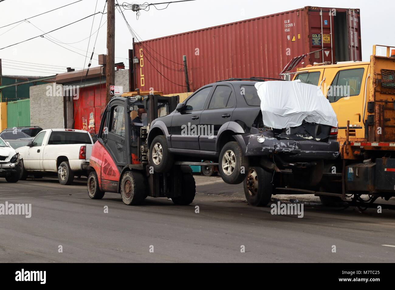 Commerce at Hunts Point, South Bronx, New York USA Stock Photo - Alamy