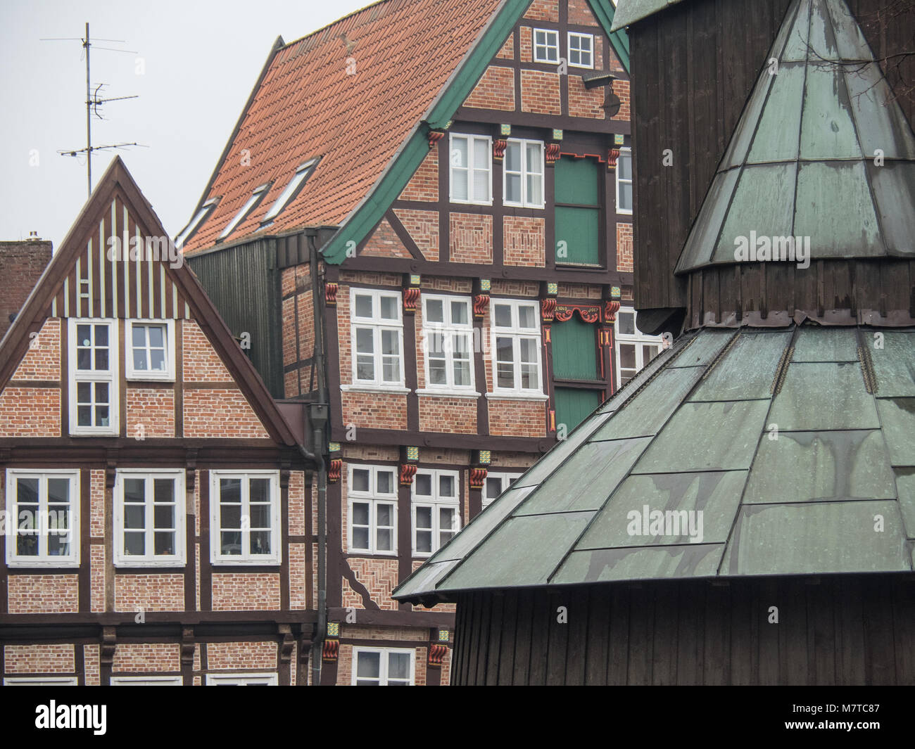 the small City of Stade in Germany Stock Photo - Alamy