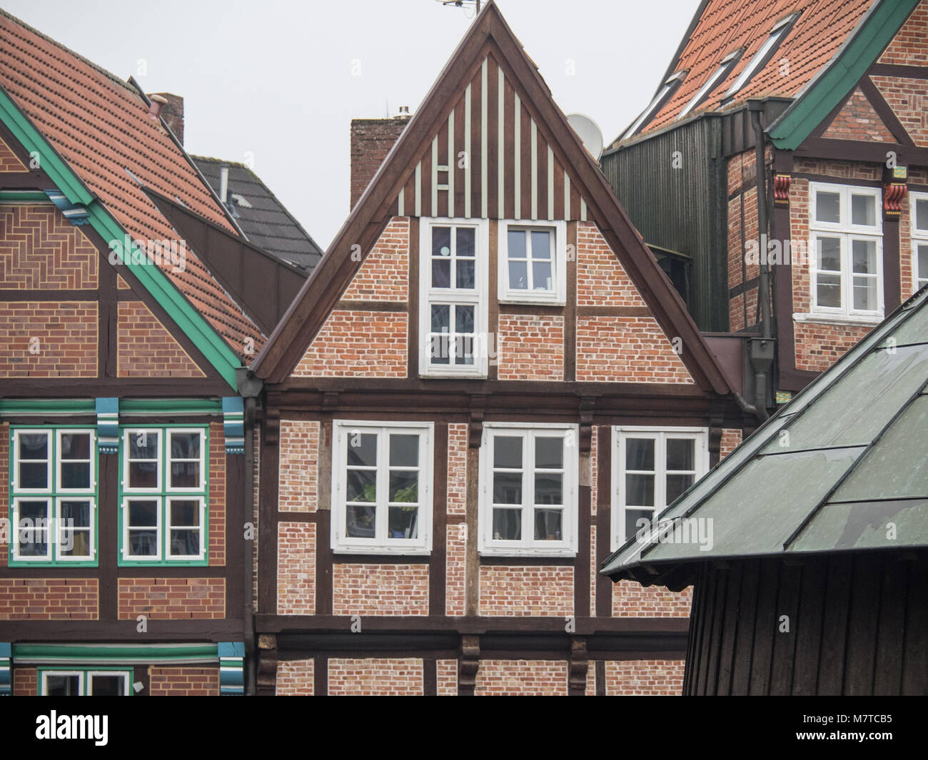 the small City of Stade in Germany Stock Photo - Alamy