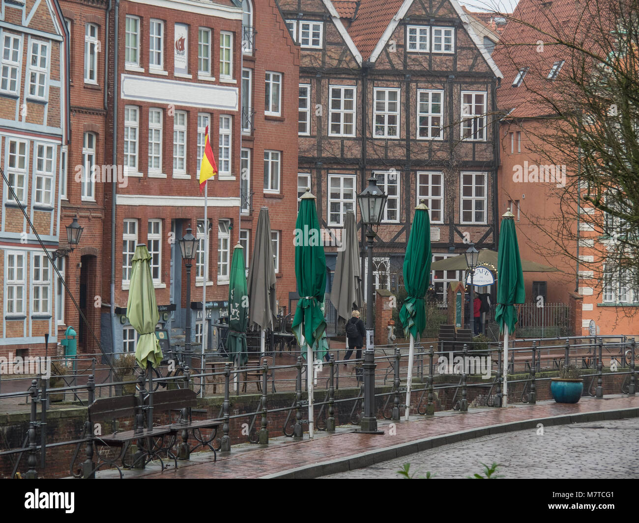 the small City of Stade in Germany Stock Photo - Alamy