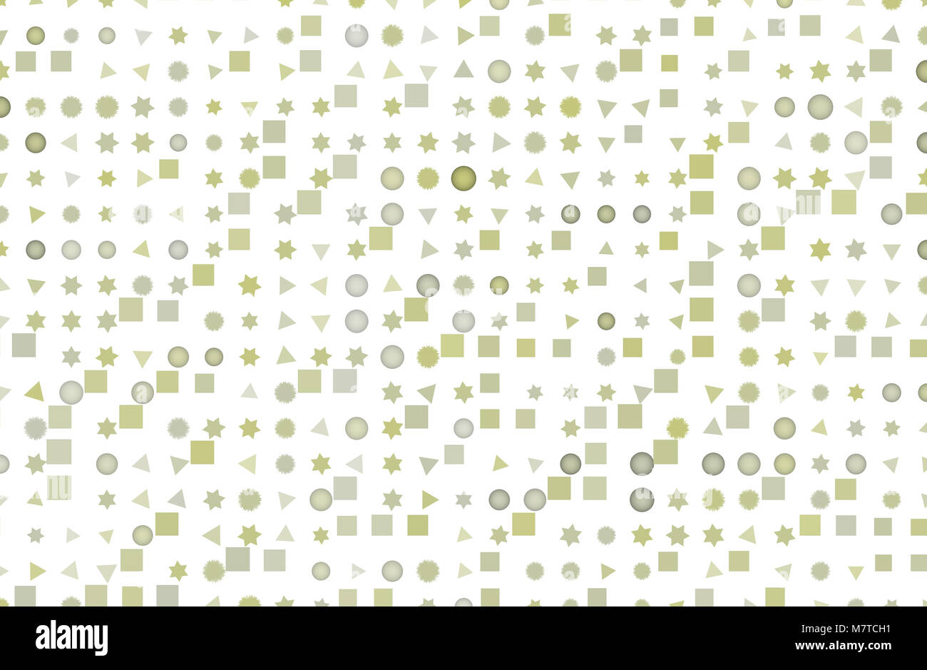 Mixed colored rectangle, triangle, circle, ellipse & star shape 3D ...