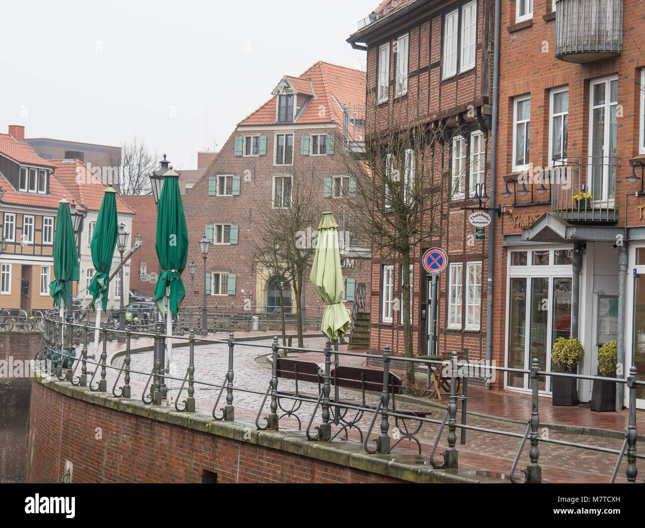 the small City of Stade in Germany Stock Photo - Alamy