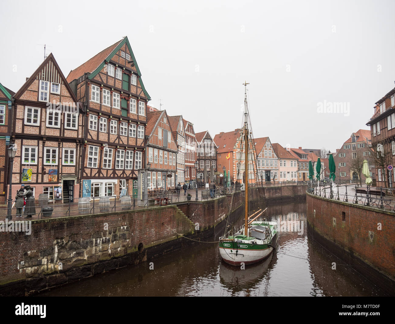 the small City of Stade in Germany Stock Photo - Alamy