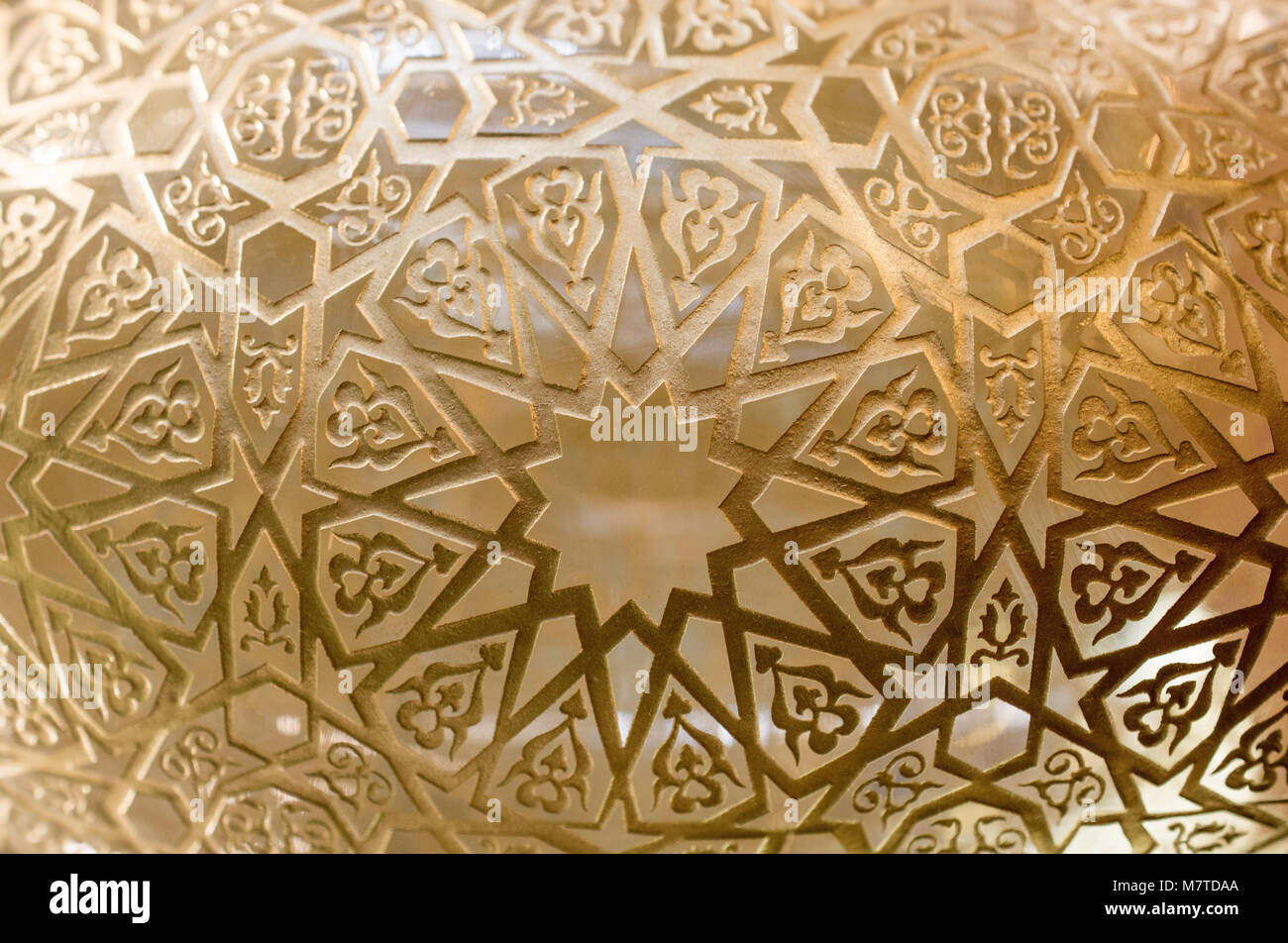 Ottoman Turkish art with geometric patterns in view Stock Photo - Alamy