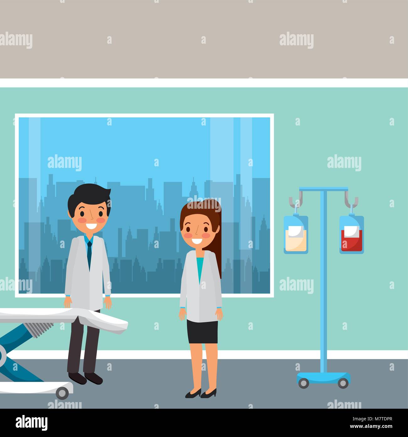 medical people cartoon Stock Vector Image & Art - Alamy