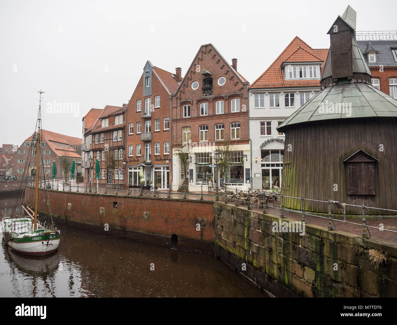 the small City of Stade in Germany Stock Photo - Alamy