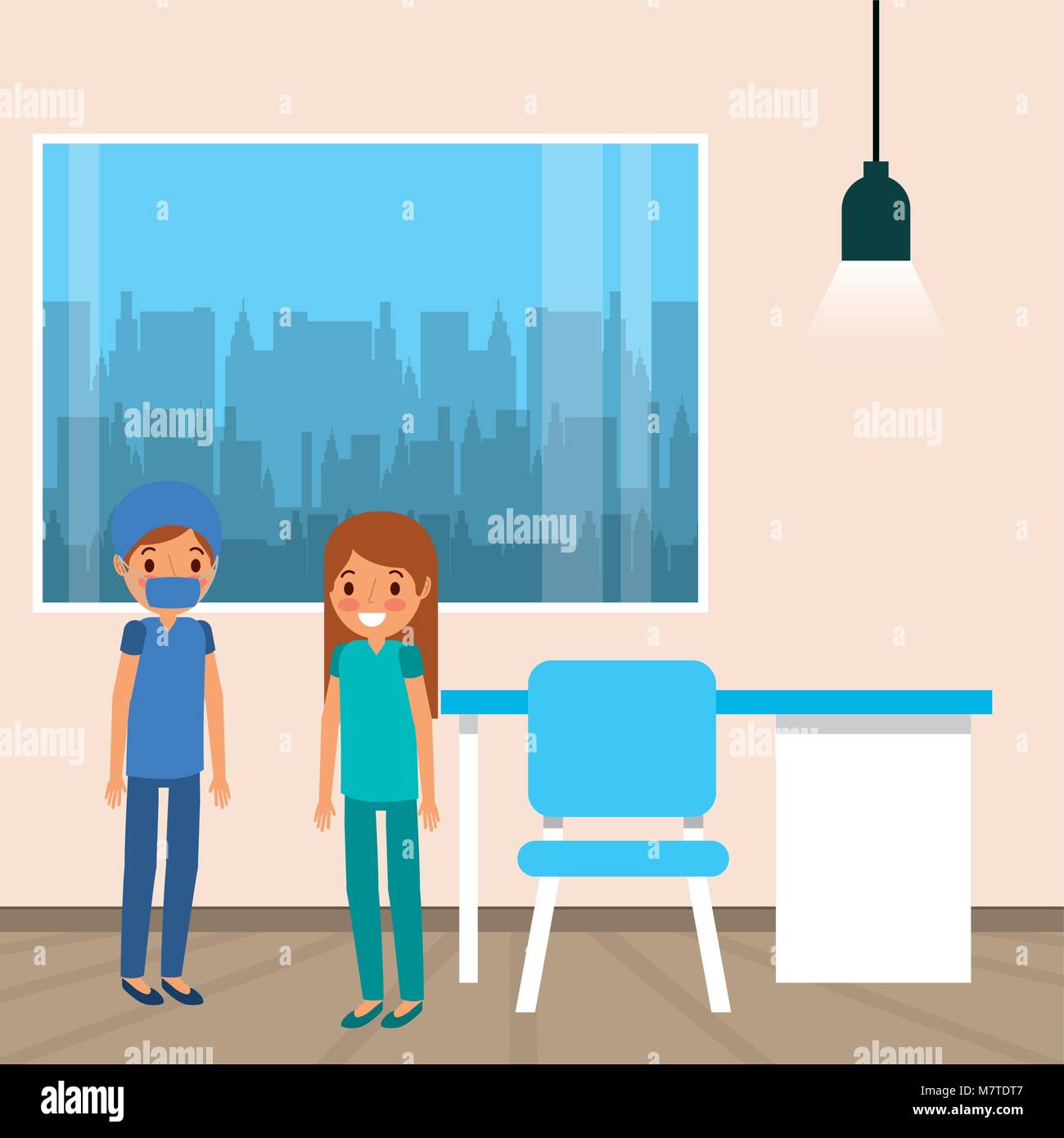 medical people cartoon Stock Vector Image & Art - Alamy