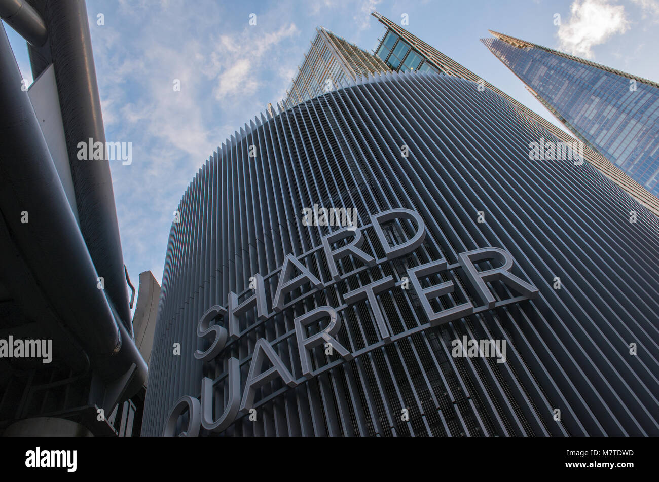 an abstract image of architecture and building around the shard office ...
