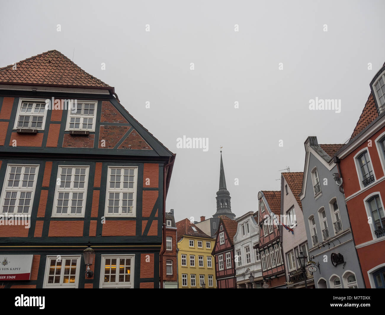 the small City of Stade in Germany Stock Photo - Alamy
