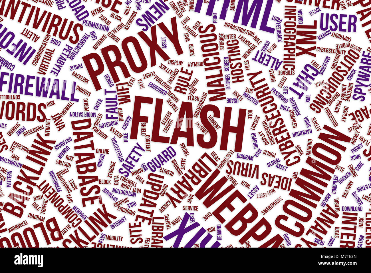 Flash, IT, information technology conceptual word cloud for for design ...
