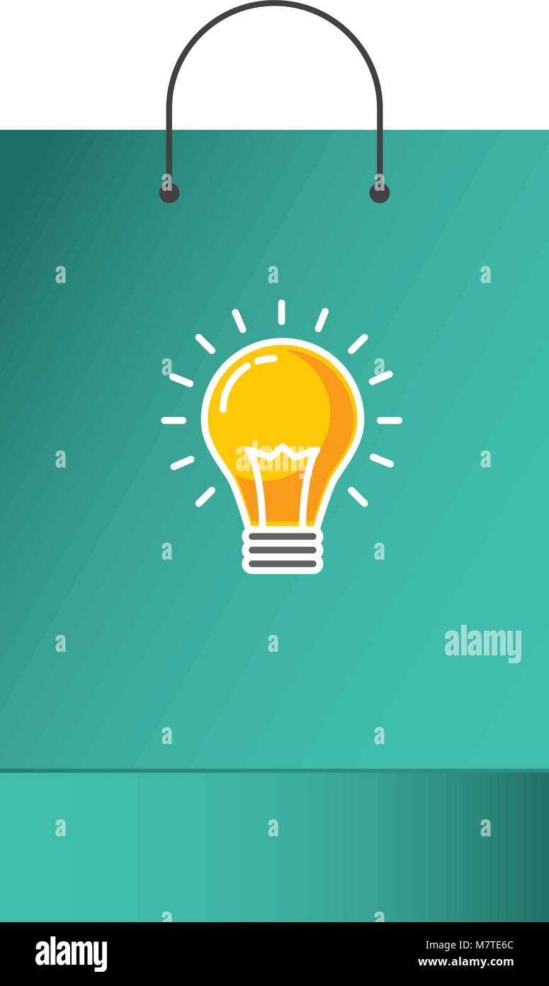 shopping bag template sample business stationery emblem Stock Vector ...