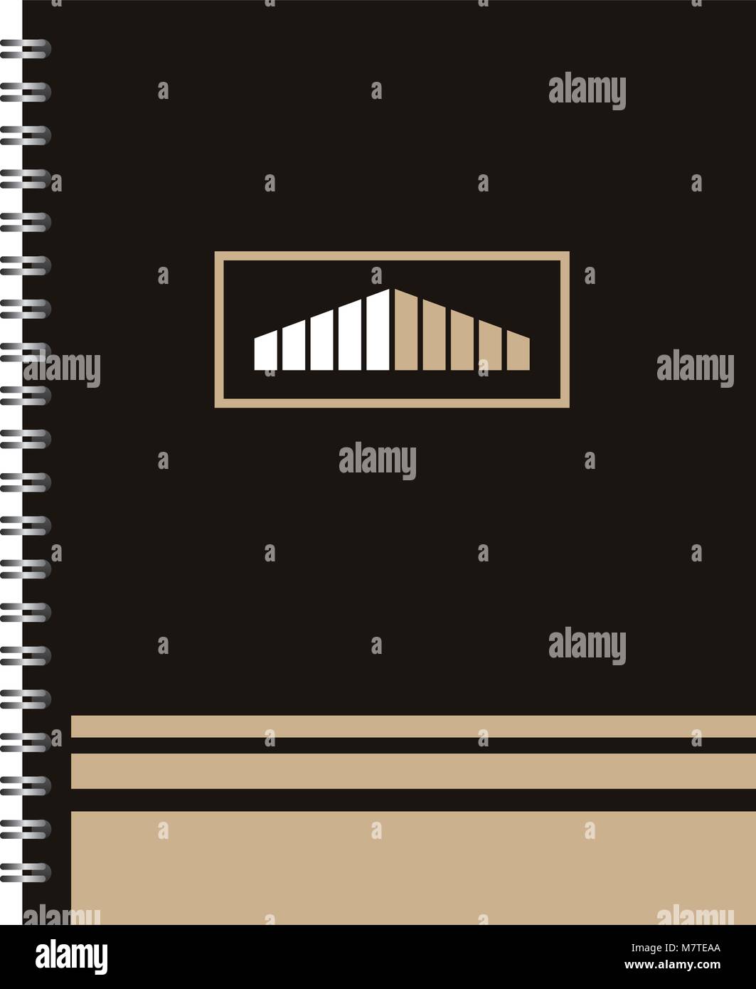 template stationery notebook office for business cover emblem design ...