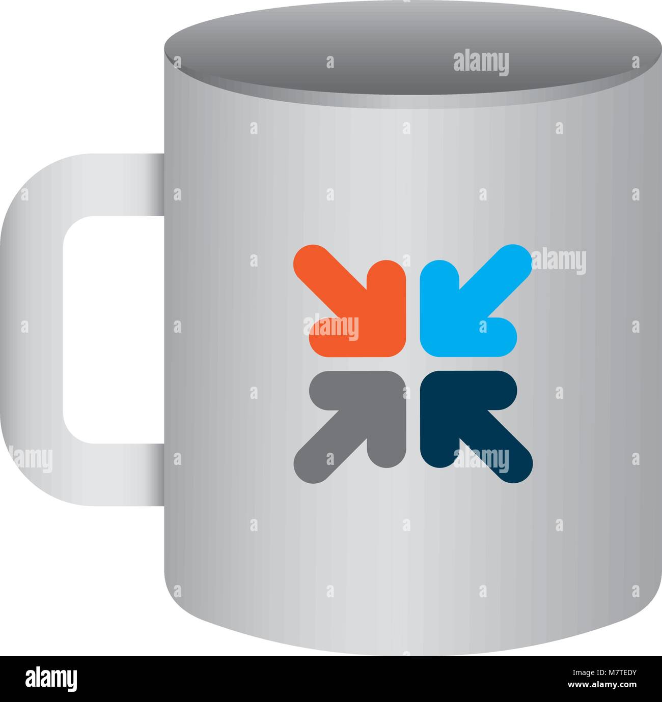 corporate ceramic mug mockup template for branding identity and company ...