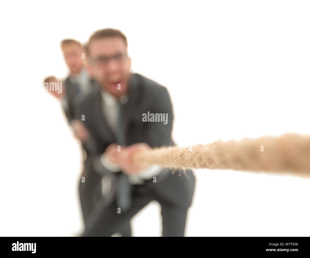 background image of a businessman rising up Stock Photo - Alamy