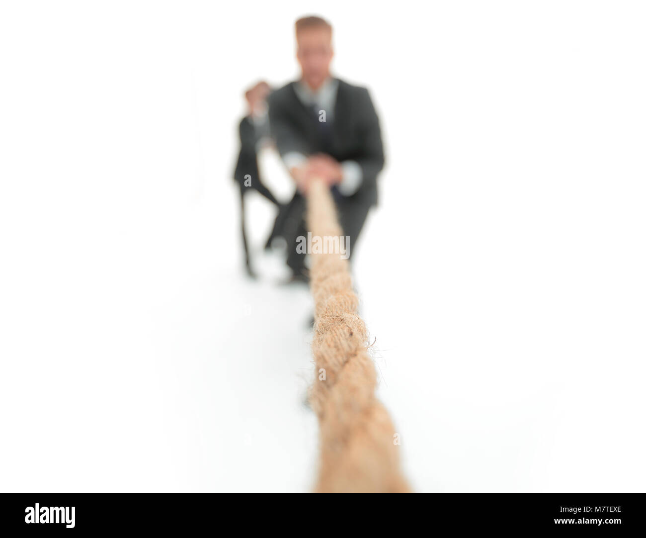 background image of a businessman rising up Stock Photo - Alamy