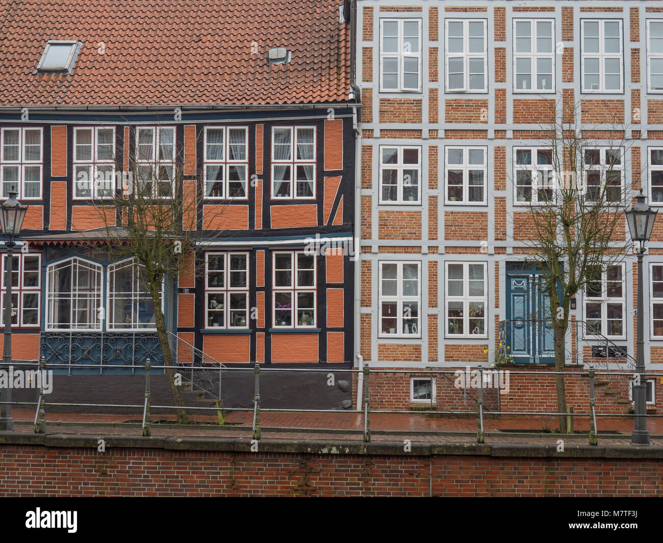 the small City of Stade in Germany Stock Photo - Alamy