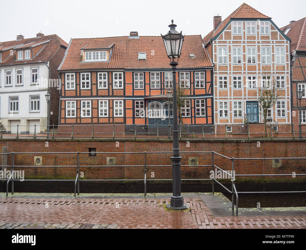 the small City of Stade in Germany Stock Photo - Alamy