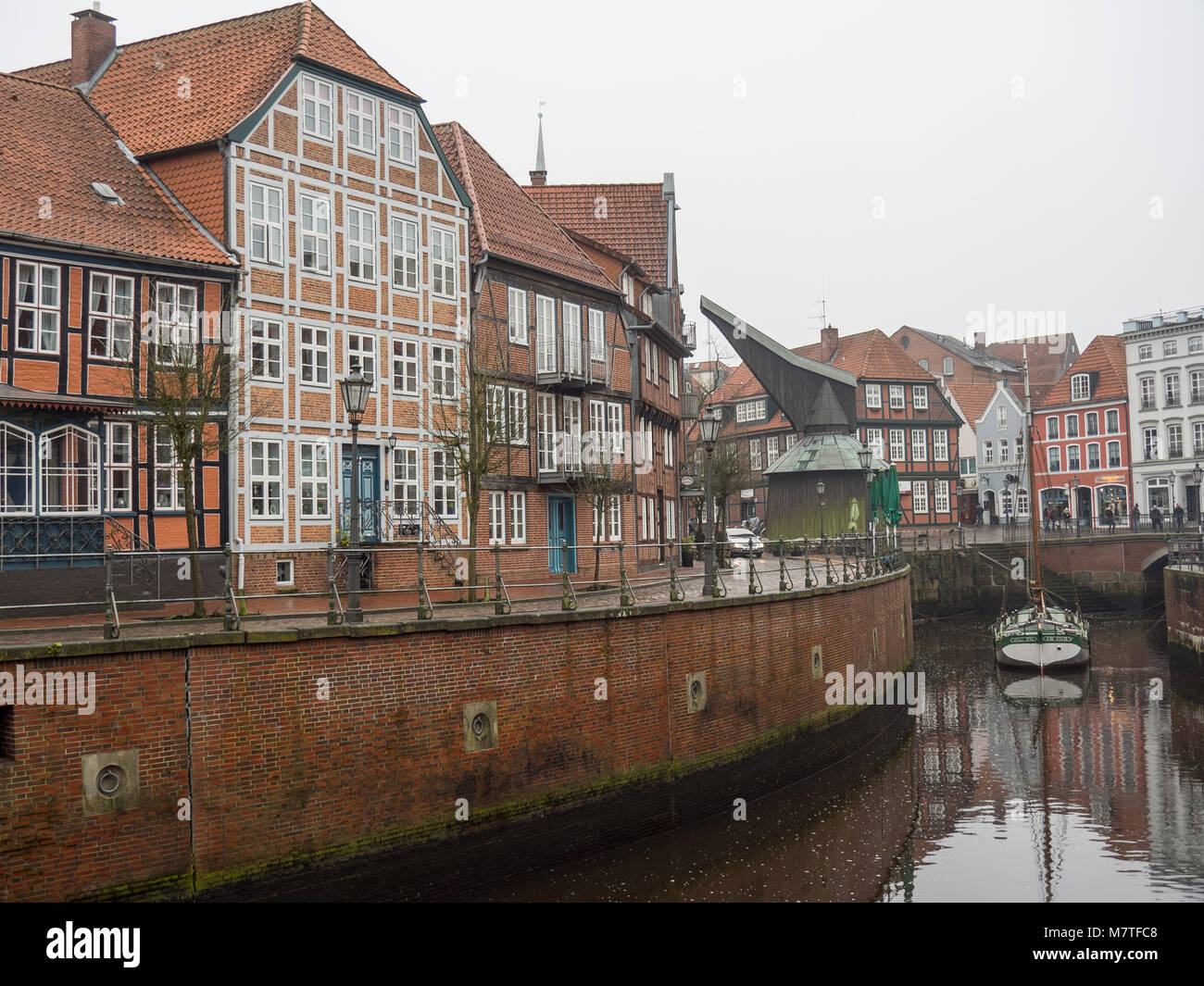 the small City of Stade in Germany Stock Photo - Alamy