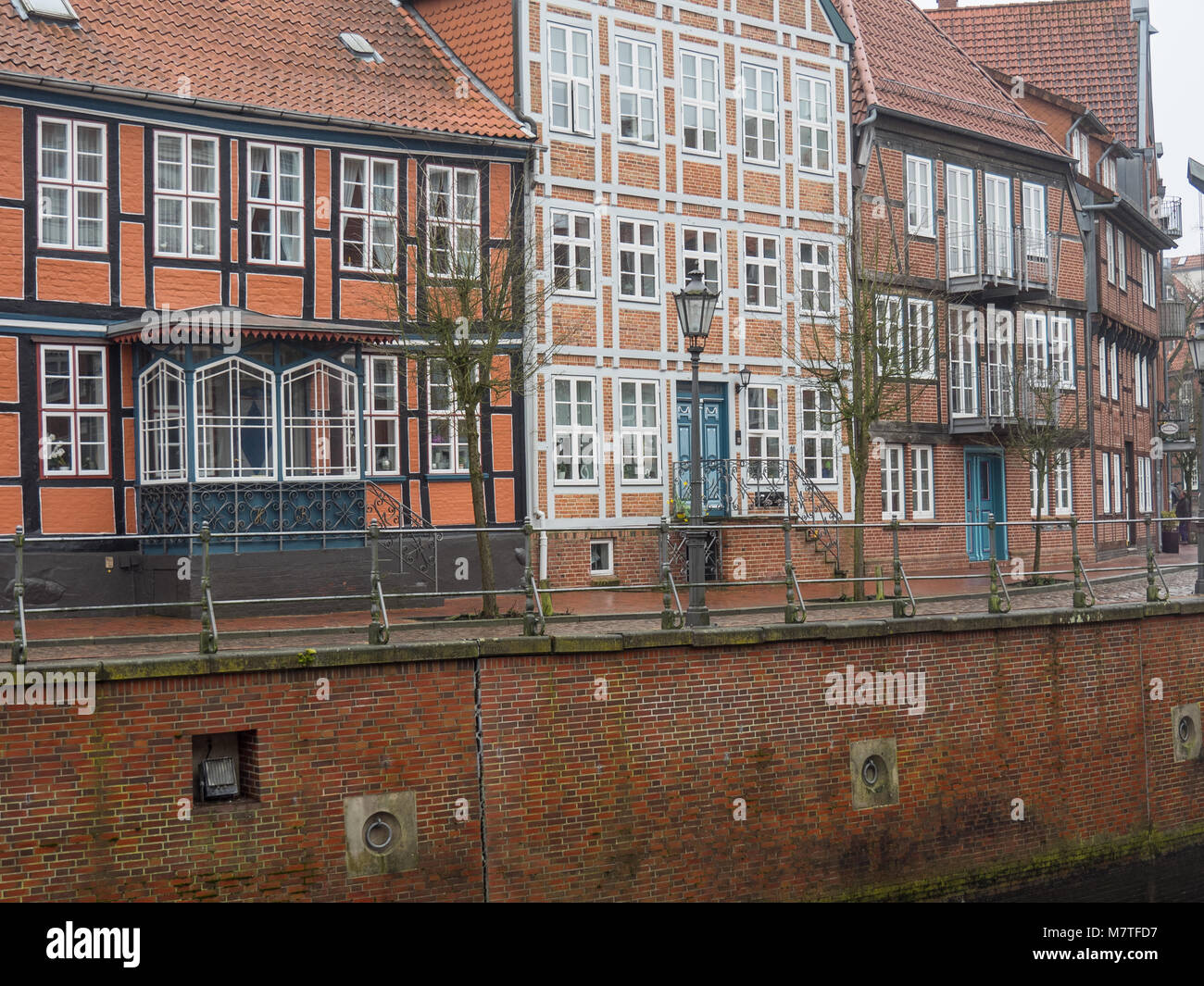 the small City of Stade in Germany Stock Photo - Alamy