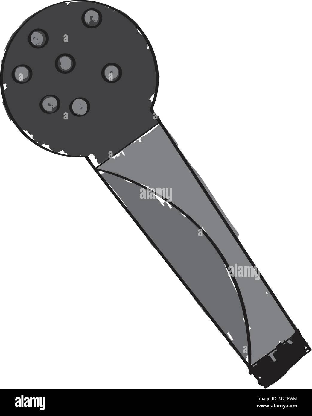 Isolated microphone icon. Musical instrument Stock Vector Image & Art ...