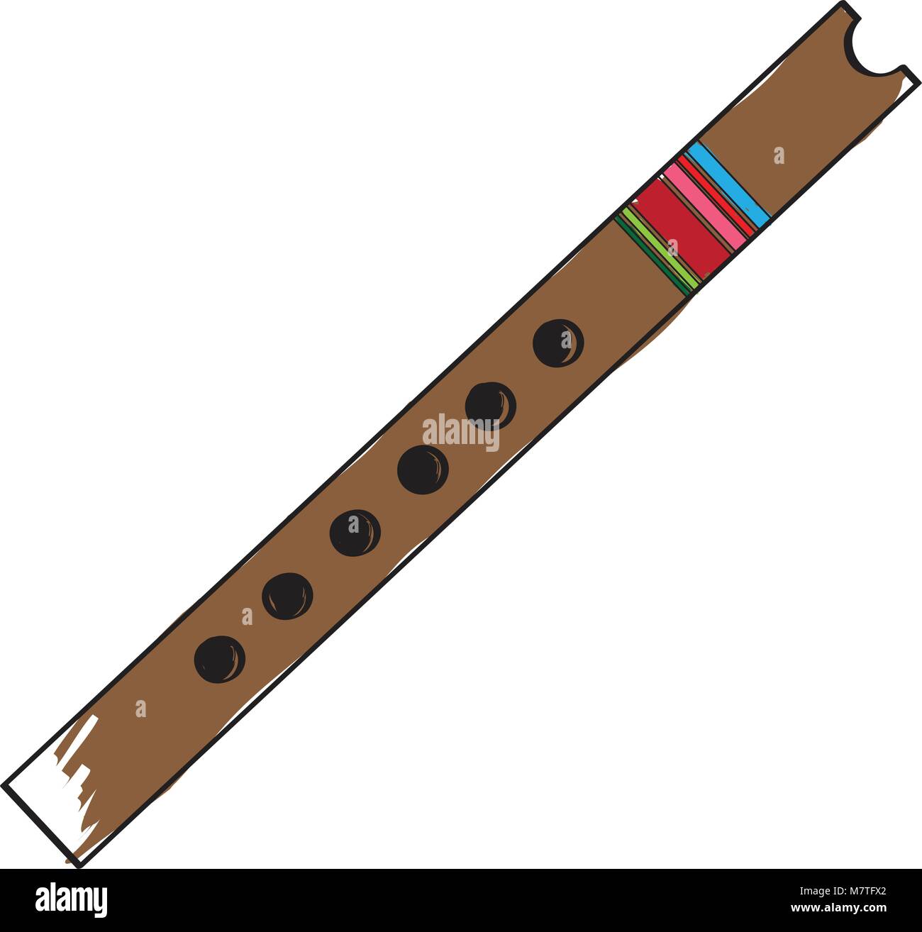 Isolated flute icon. Musical instrument Stock Vector Image & Art - Alamy