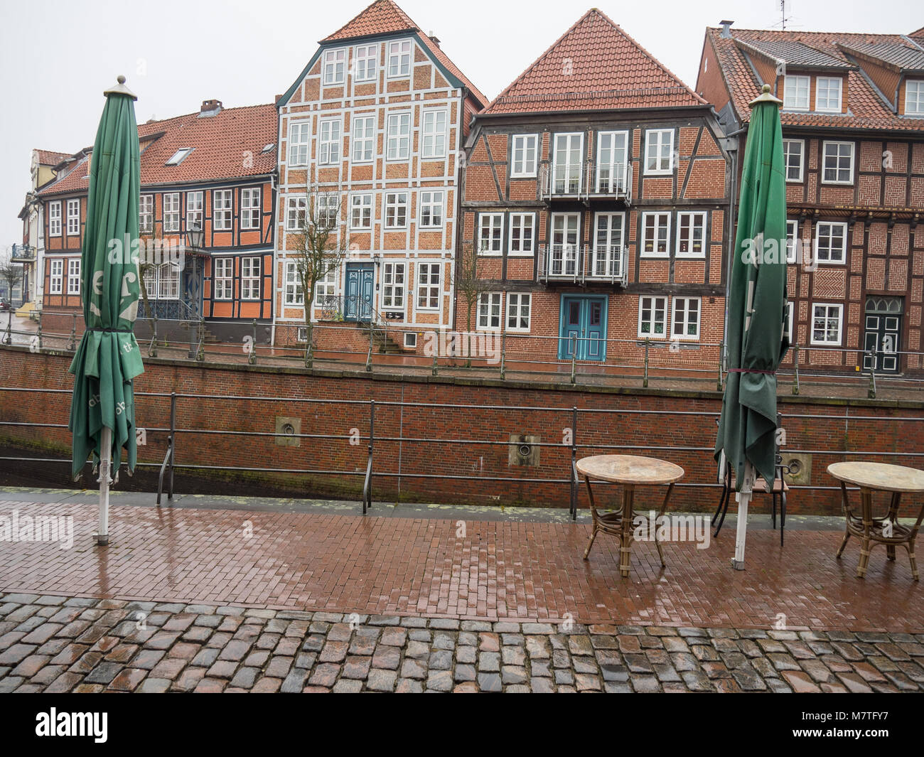 the small City of Stade in Germany Stock Photo - Alamy