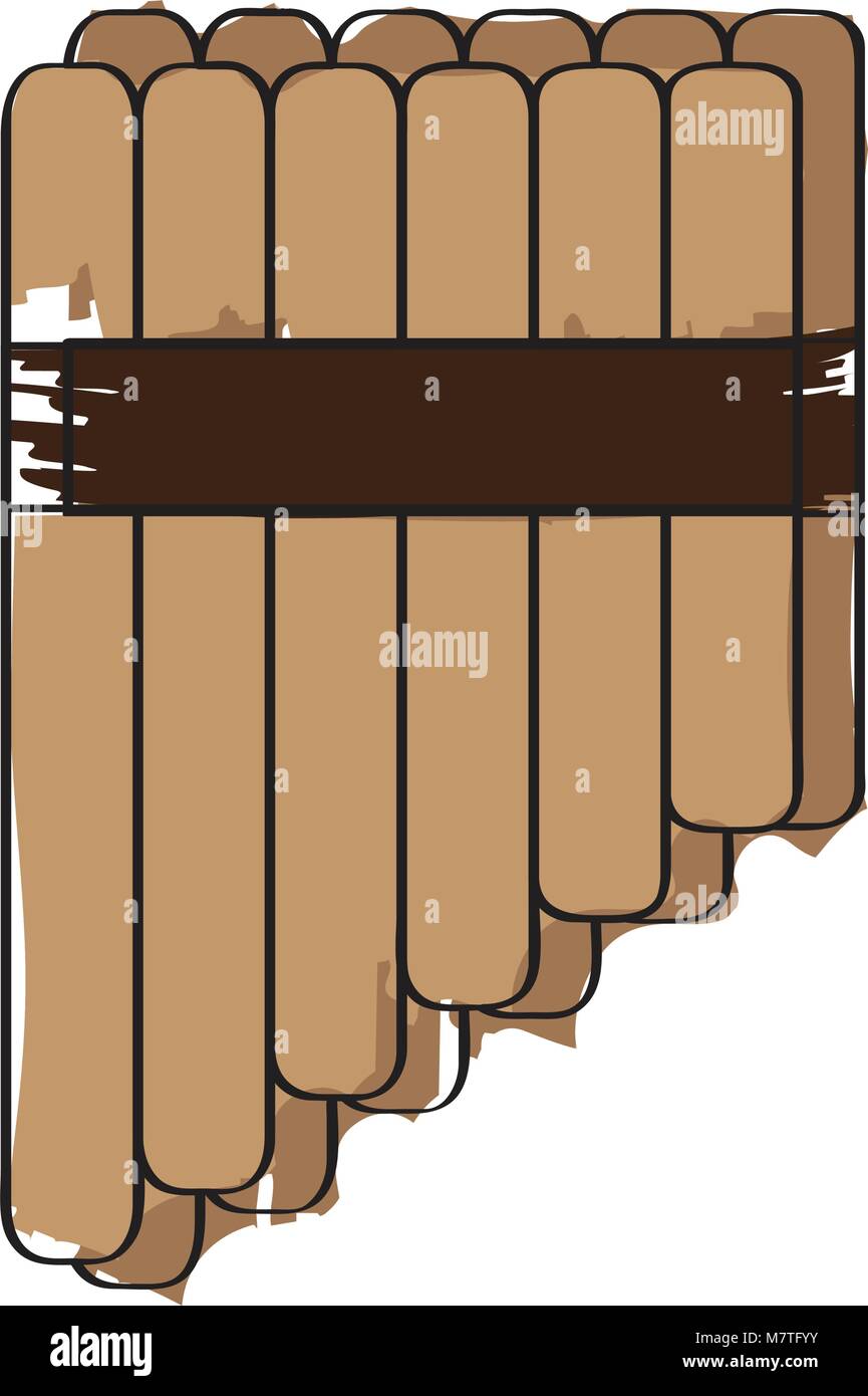 Isolated panflute icon. Musical instrument Stock Vector Image & Art - Alamy