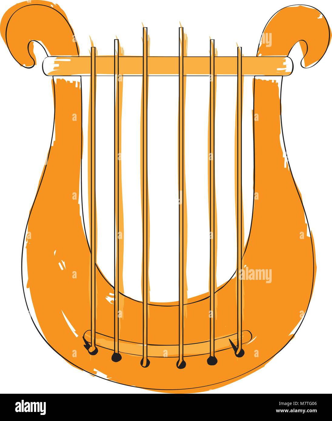 Isolated lyre icon. Musical instrument Stock Vector Image & Art - Alamy