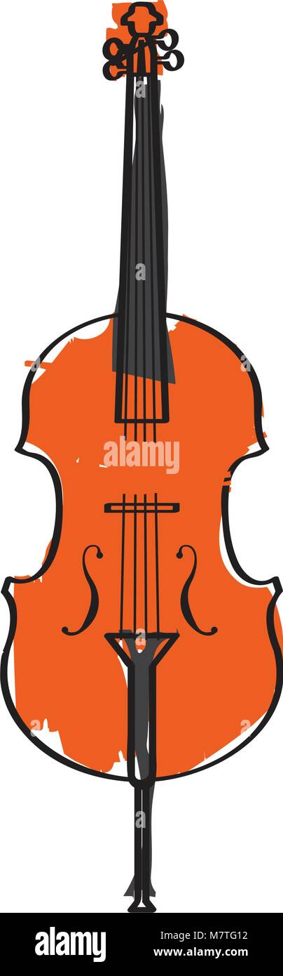 Isolated cello icon. Musical instrument Stock Vector Image & Art - Alamy