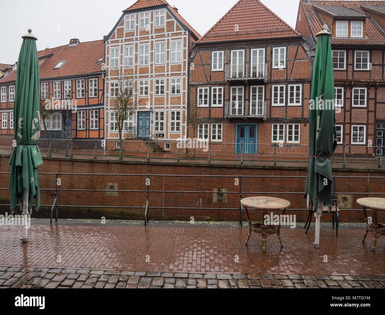 the small City of Stade in Germany Stock Photo - Alamy