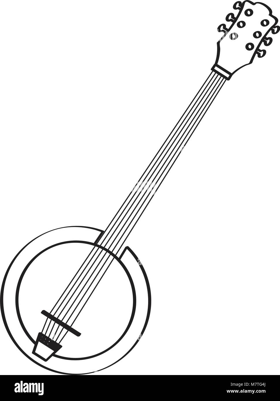 Banjo art Cut Out Stock Images & Pictures - Alamy