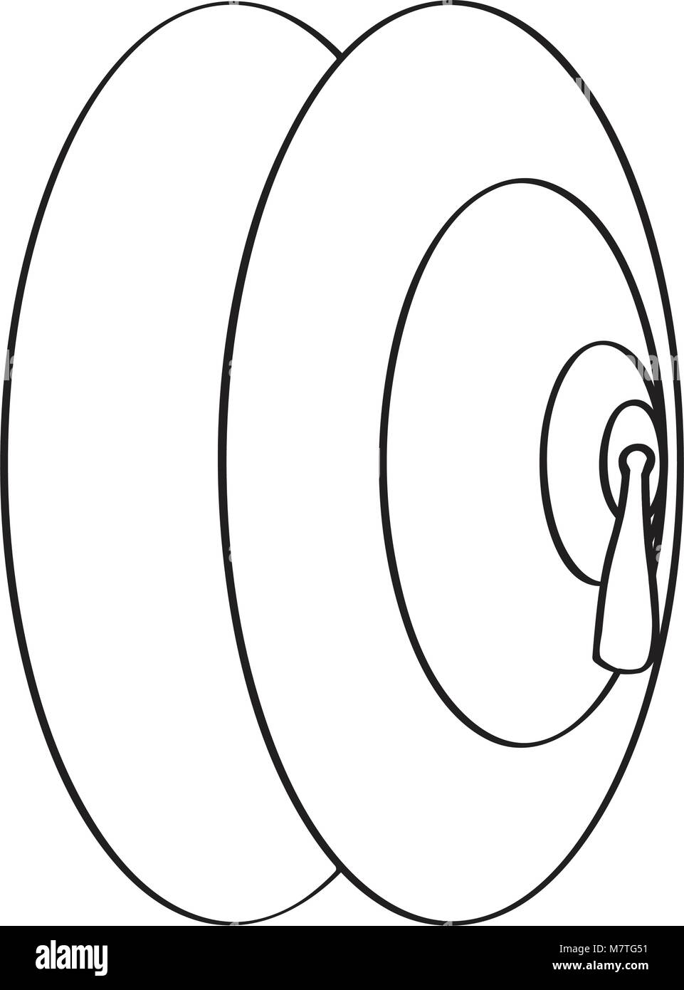 Isolated cymbal icon. Musical instrument Stock Vector Image & Art - Alamy