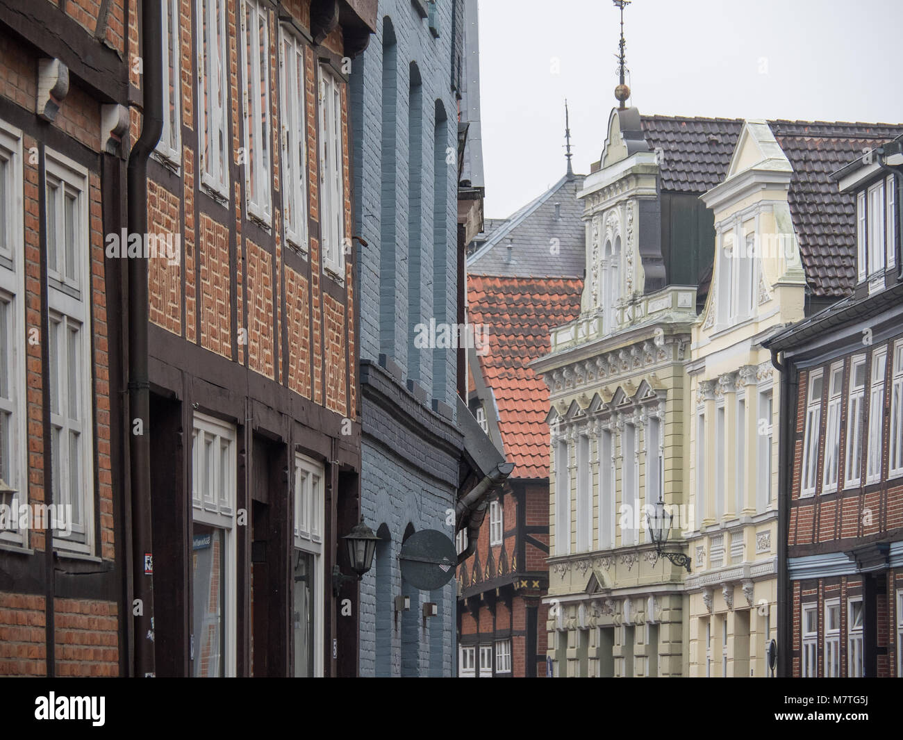 the small City of Stade in Germany Stock Photo - Alamy