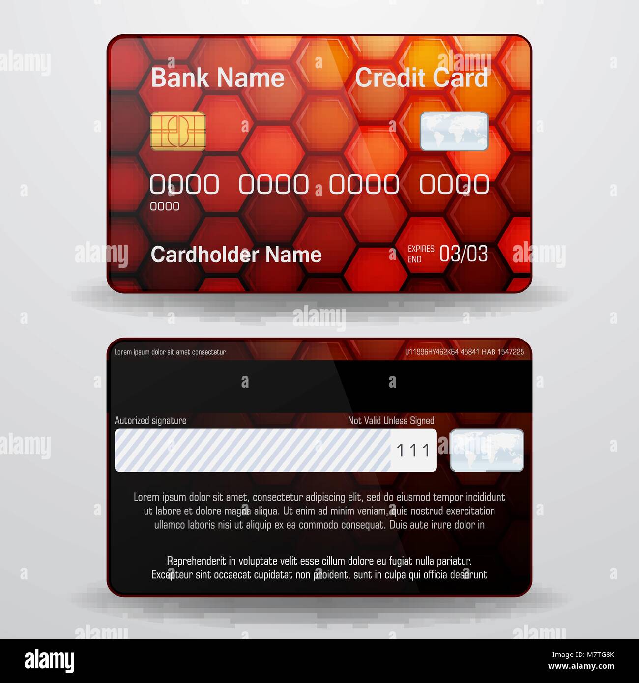 Front back world map debit hi-res stock photography and images - Alamy