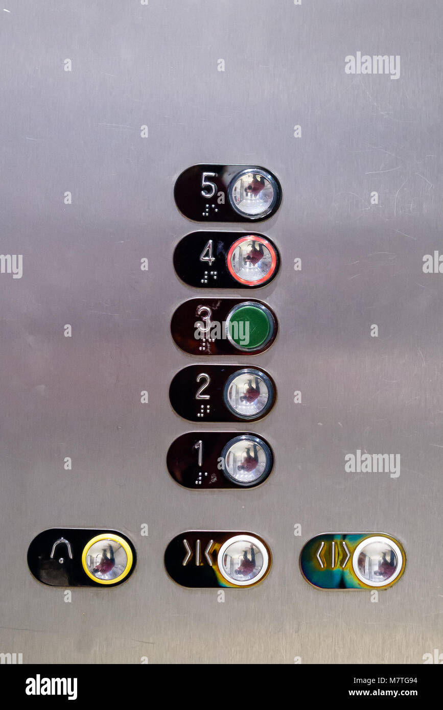 Lift controls hi-res stock photography and images - Alamy