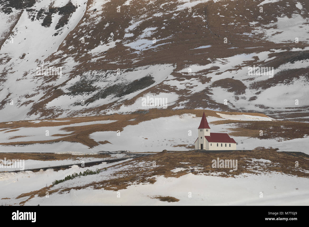 Reyniskirkja Church in Vik, Iceland Stock Photo - Alamy