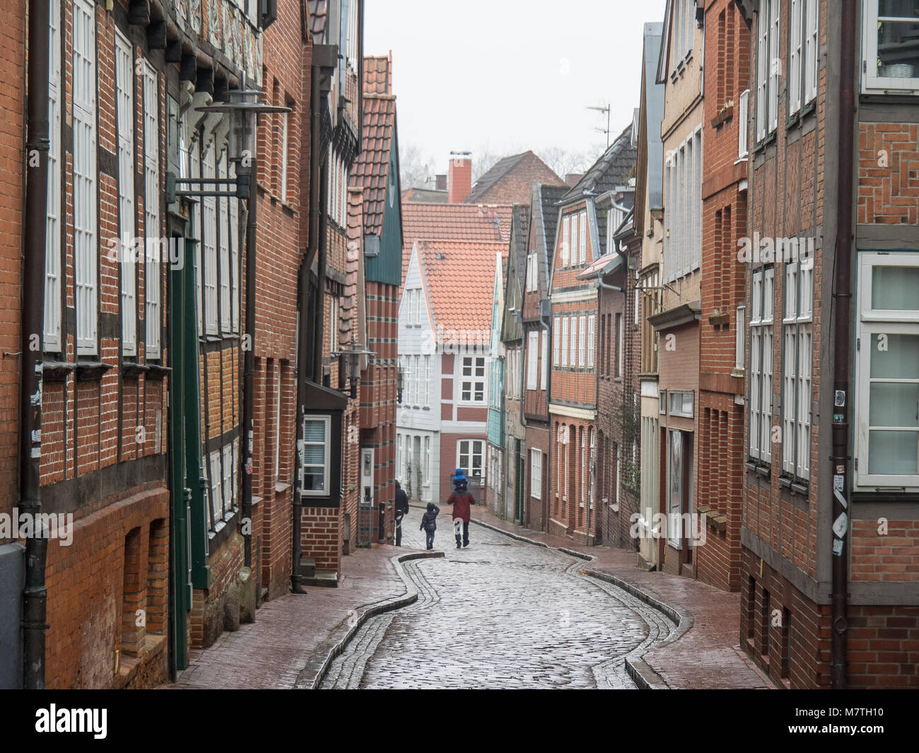 the small City of Stade in Germany Stock Photo - Alamy