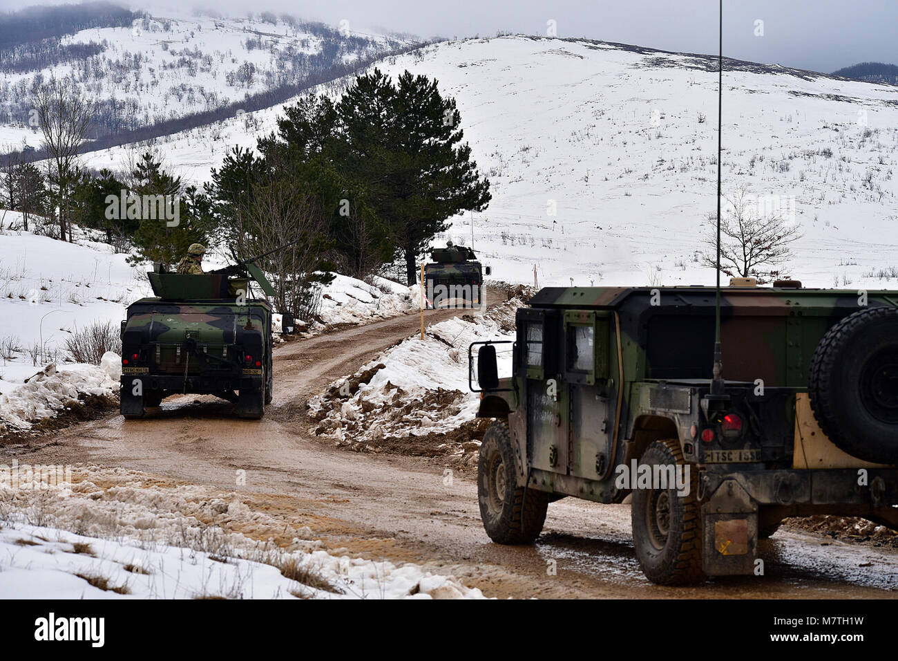 U.S. Army soldiers, assigned to the 16th Sustainment Brigade, preparing ...
