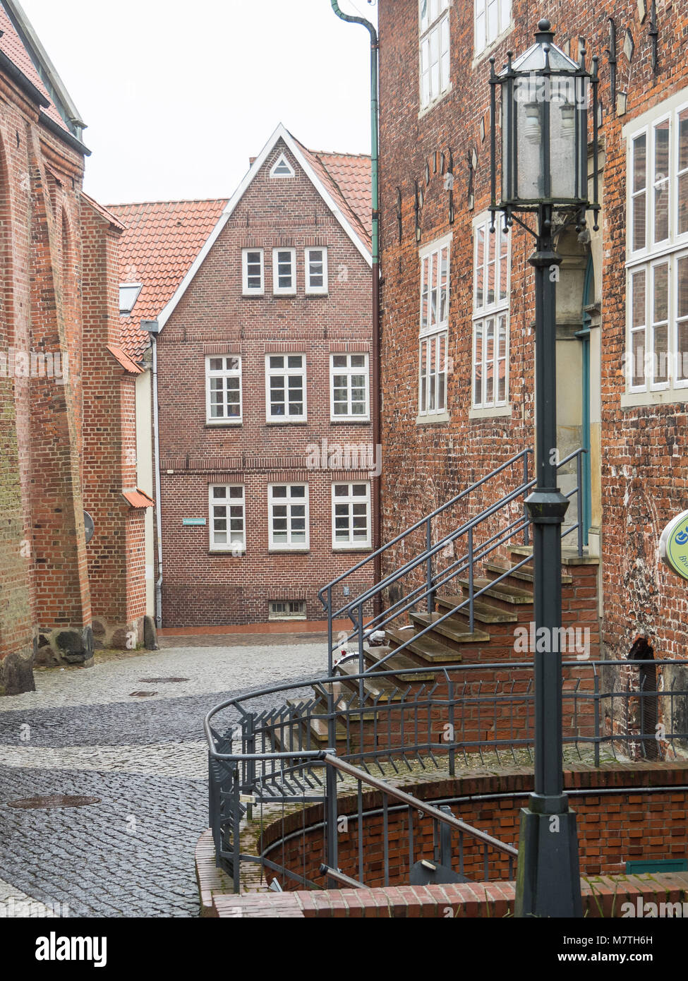 the small City of Stade in Germany Stock Photo - Alamy