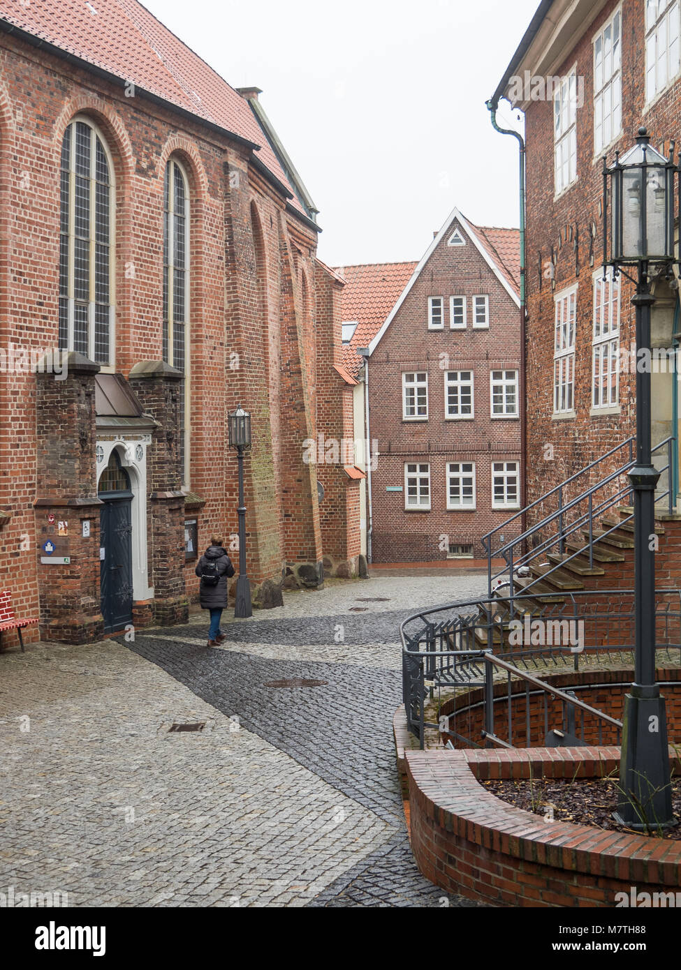 the small City of Stade in Germany Stock Photo - Alamy
