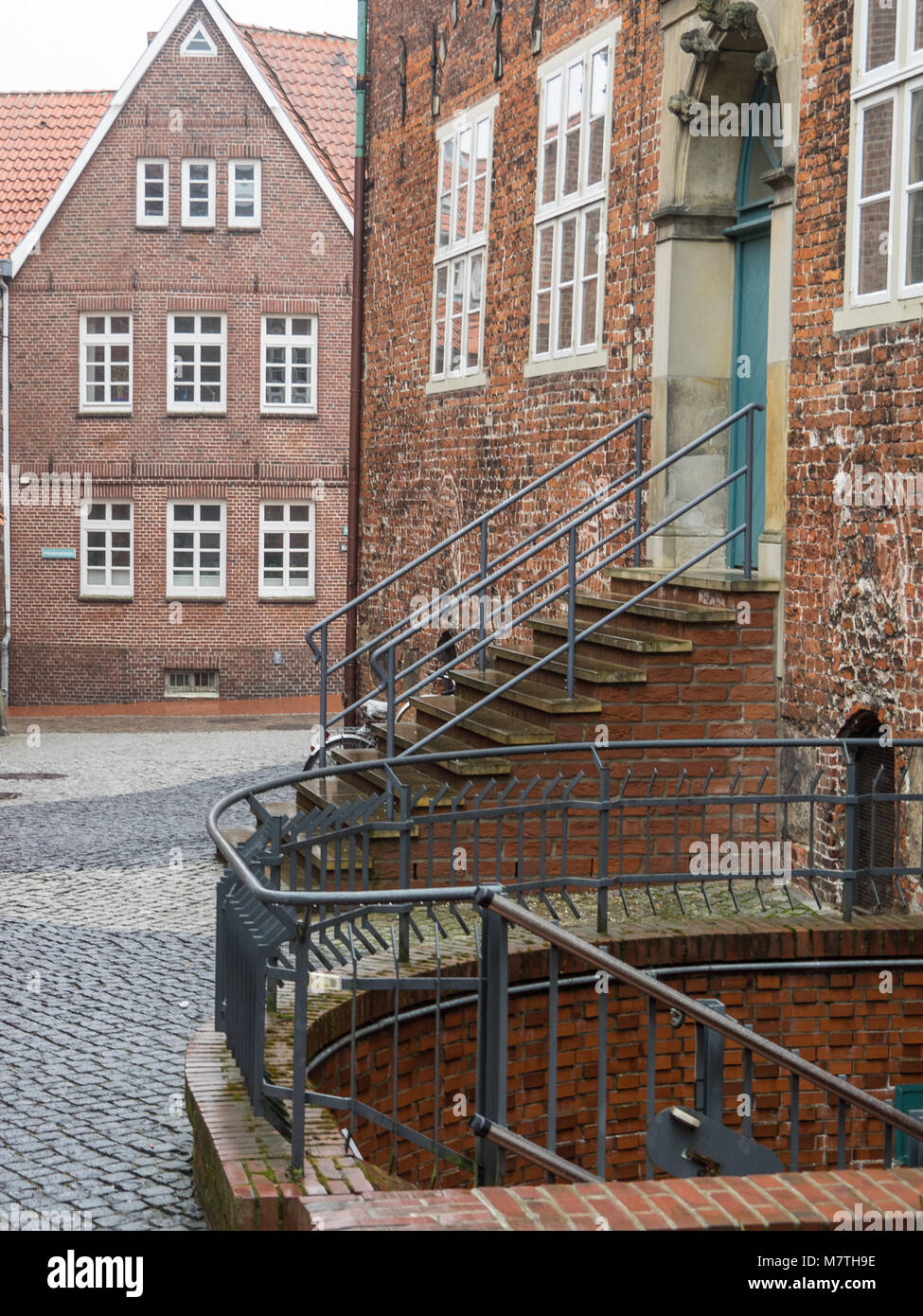 the small City of Stade in Germany Stock Photo - Alamy