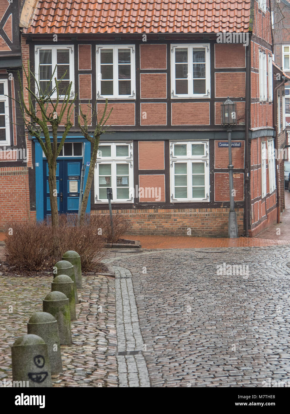 the small City of Stade in Germany Stock Photo - Alamy