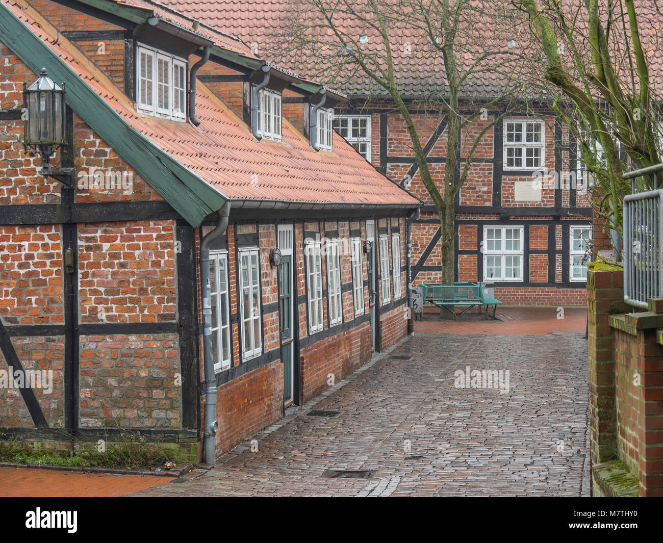the small City of Stade in Germany Stock Photo - Alamy