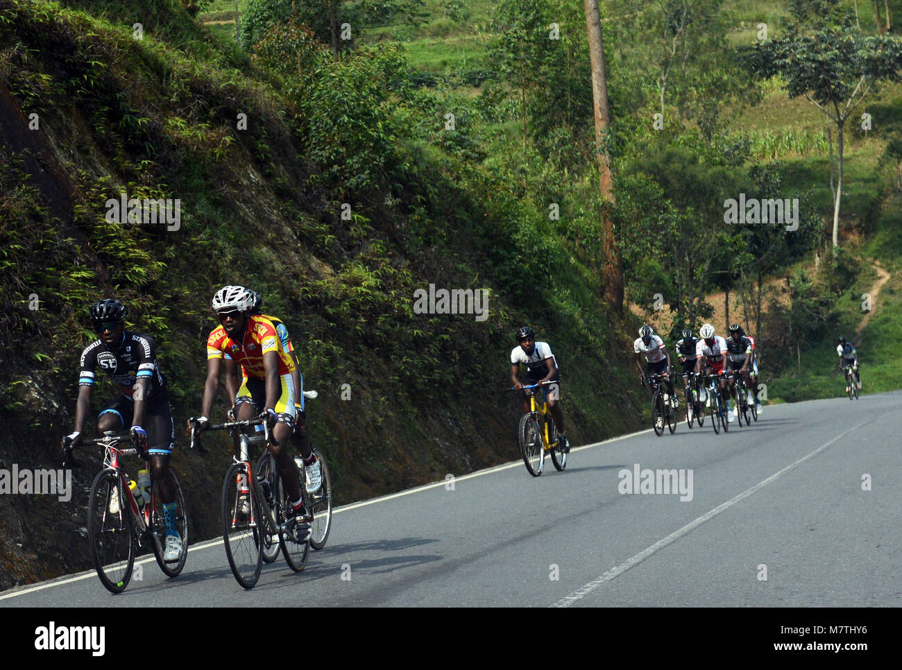 Rwandan cycling team hi-res stock photography and images - Alamy